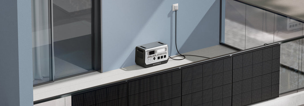 NOVB-2048 Mobile Balkonkraftwerk – Ihre Lösung für saubere Energie, üb ...